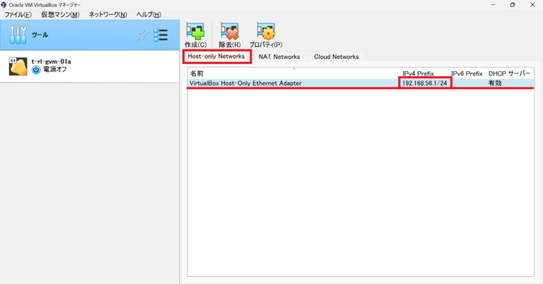 Windows11に Oracle VM VirtualBox を入れて 仮想マシンを動かす(2:空仮想マシン作成＋NW設定(NAT+ホスト ...